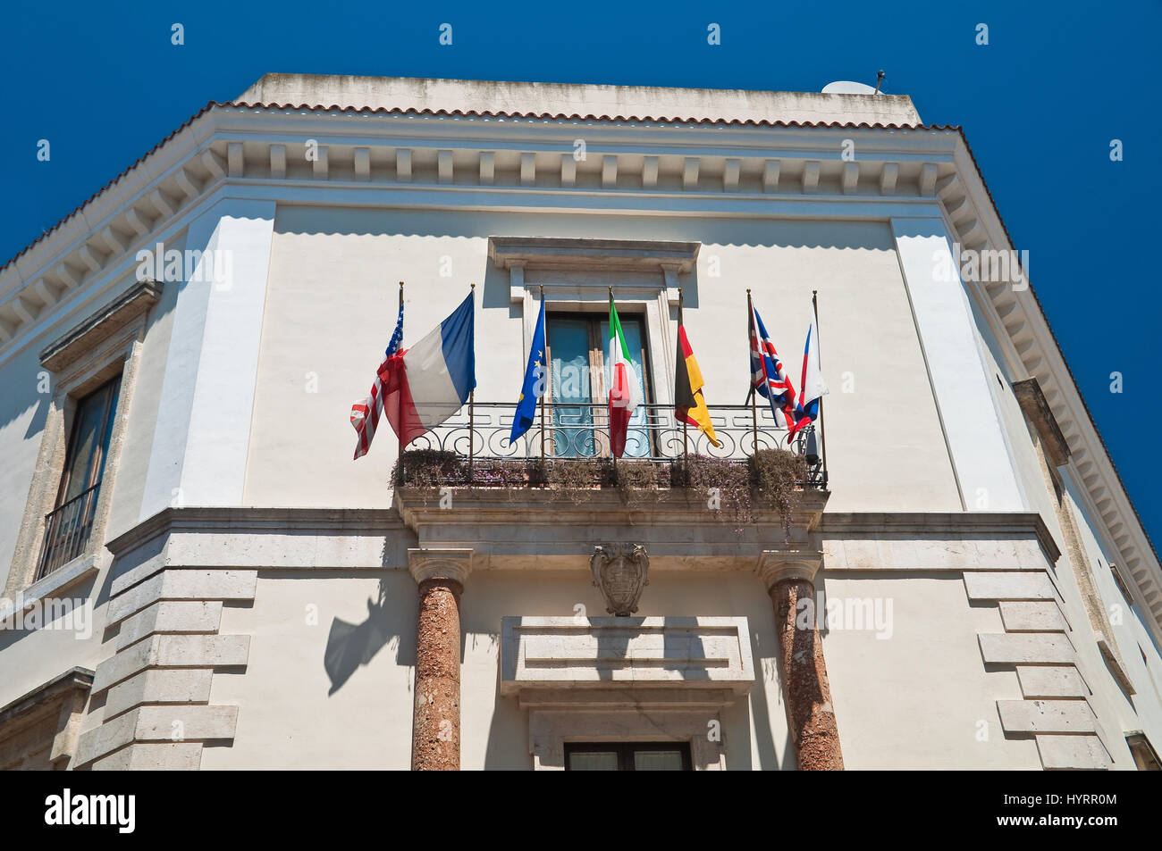 Historical palace. Altamura. Puglia. Italy Stock Photo - Alamy