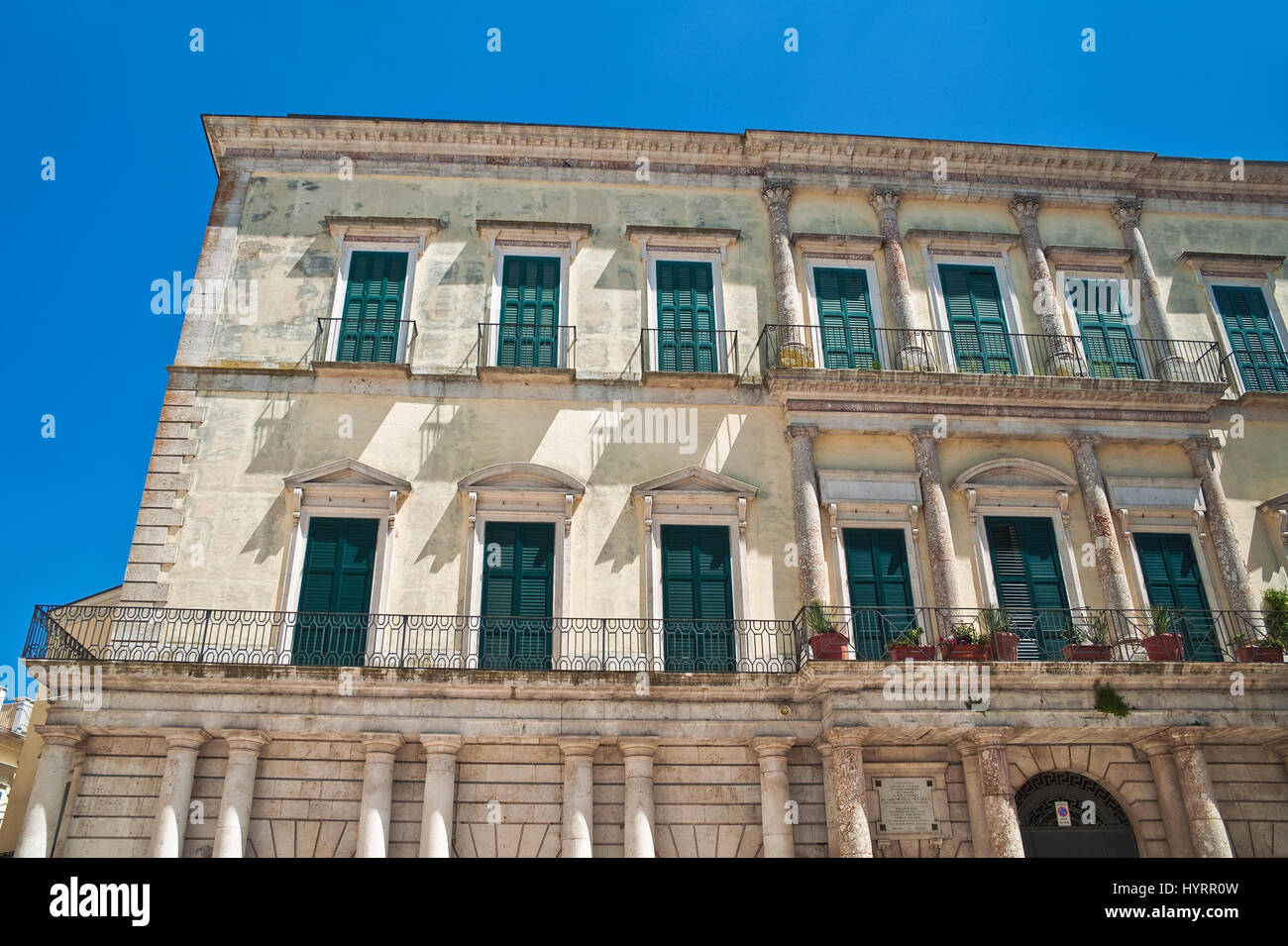 Historical palace. Altamura. Puglia. Italy Stock Photo - Alamy