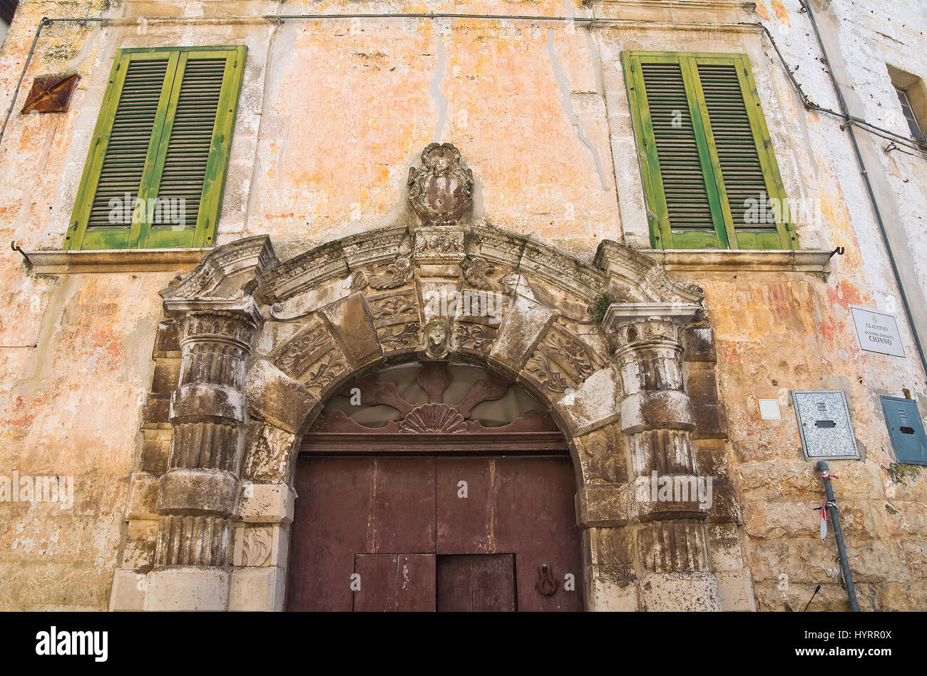 Historical palace. Altamura. Puglia. Italy Stock Photo - Alamy