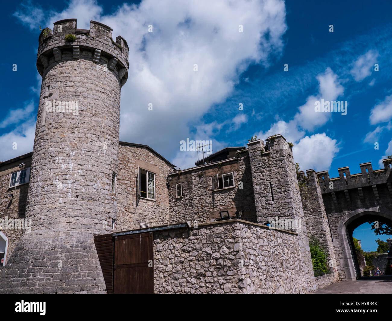 The beautiful castle and Gardens of Bodelwyddan Castle in North Wales ...