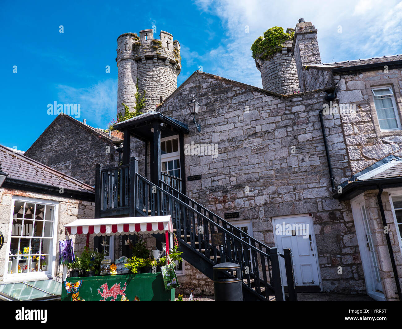 The beautiful castle and Gardens of Bodelwyddan Castle in North Wales ...