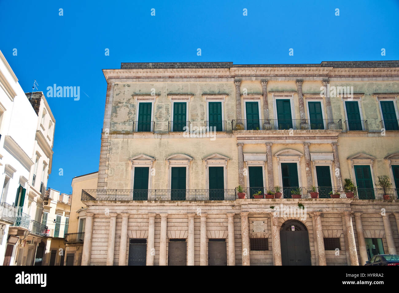 Historical palace. Altamura. Puglia. Italy Stock Photo - Alamy