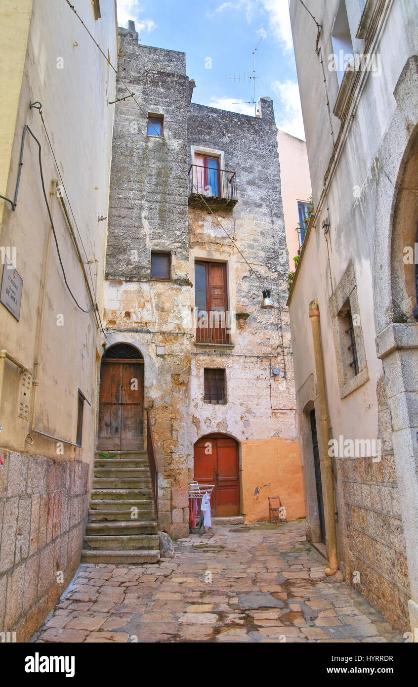 Alleyway. Altamura. Puglia. Italy Stock Photo - Alamy