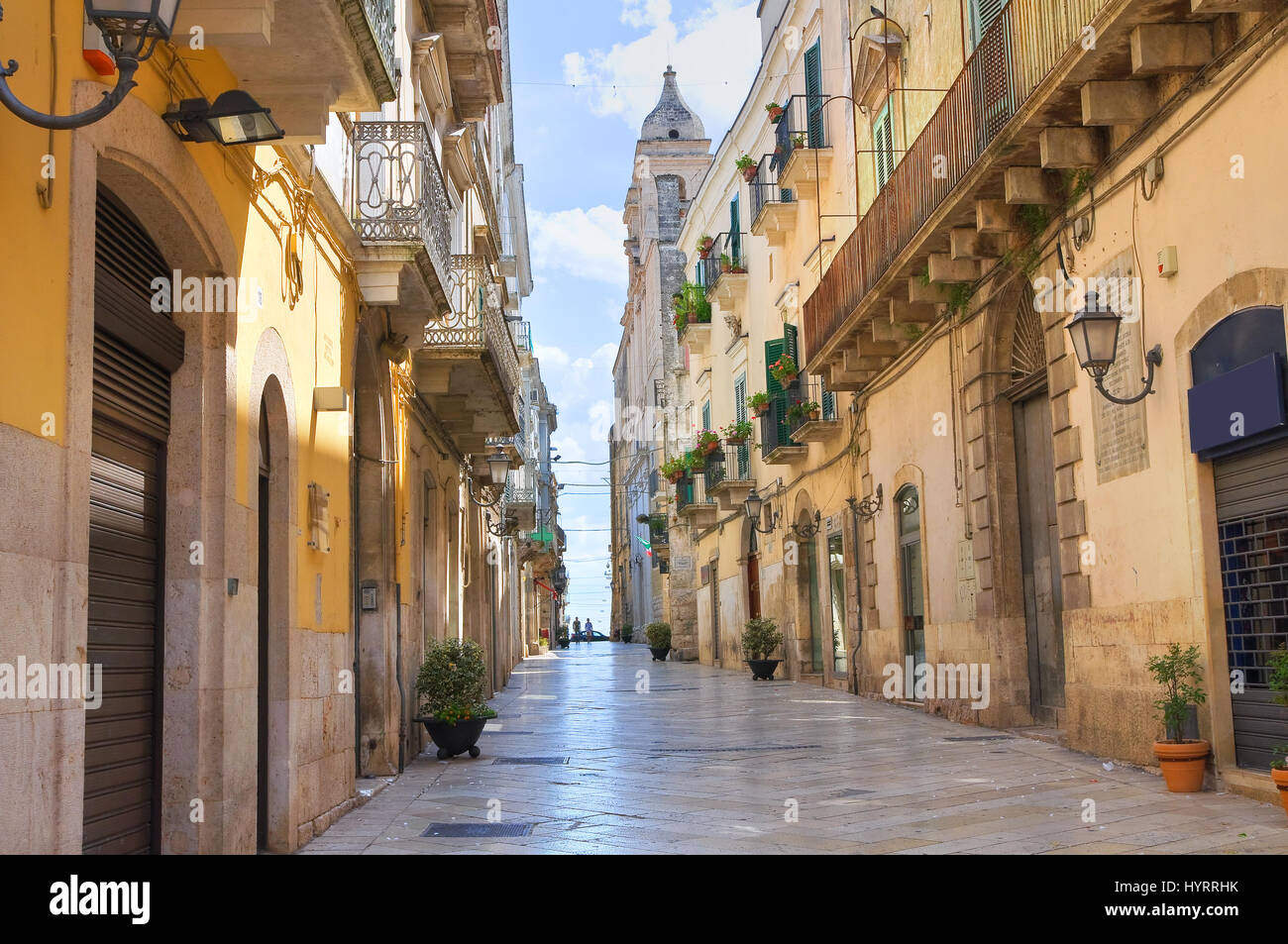 Alleyway. Altamura. Puglia. Italy Stock Photo - Alamy