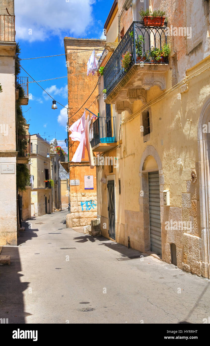Alleyway. Altamura. Puglia. Italy Stock Photo - Alamy