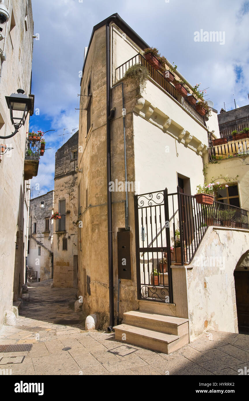 Alleyway. Altamura. Puglia. Italy Stock Photo - Alamy