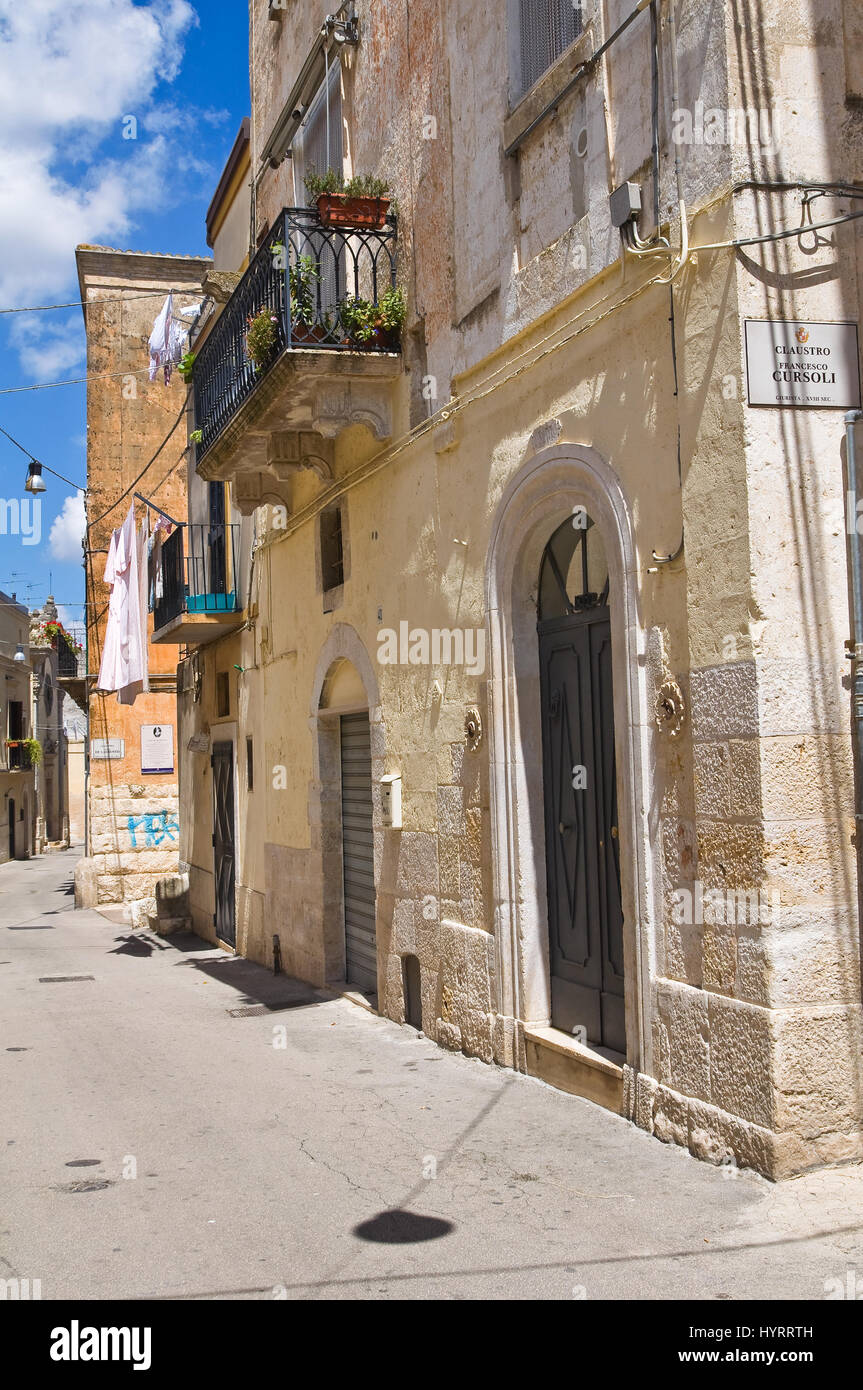 Alleyway. Altamura. Puglia. Italy Stock Photo - Alamy