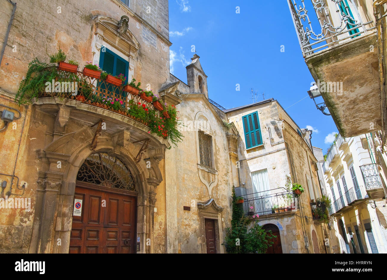 Alleyway. Altamura. Puglia. Italy Stock Photo - Alamy