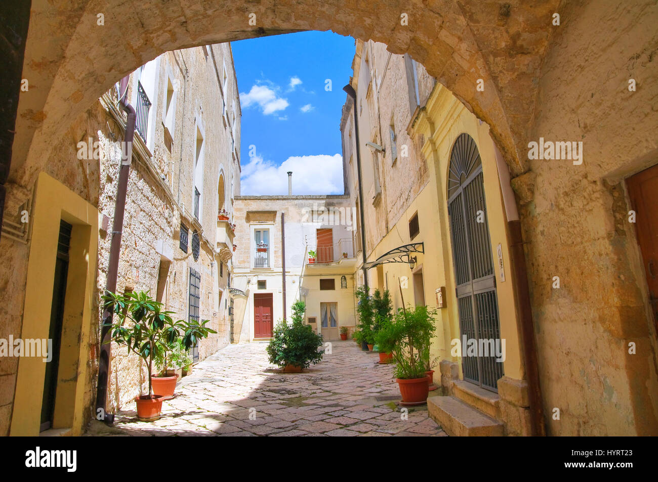 Alleyway. Altamura. Puglia. Italy Stock Photo - Alamy