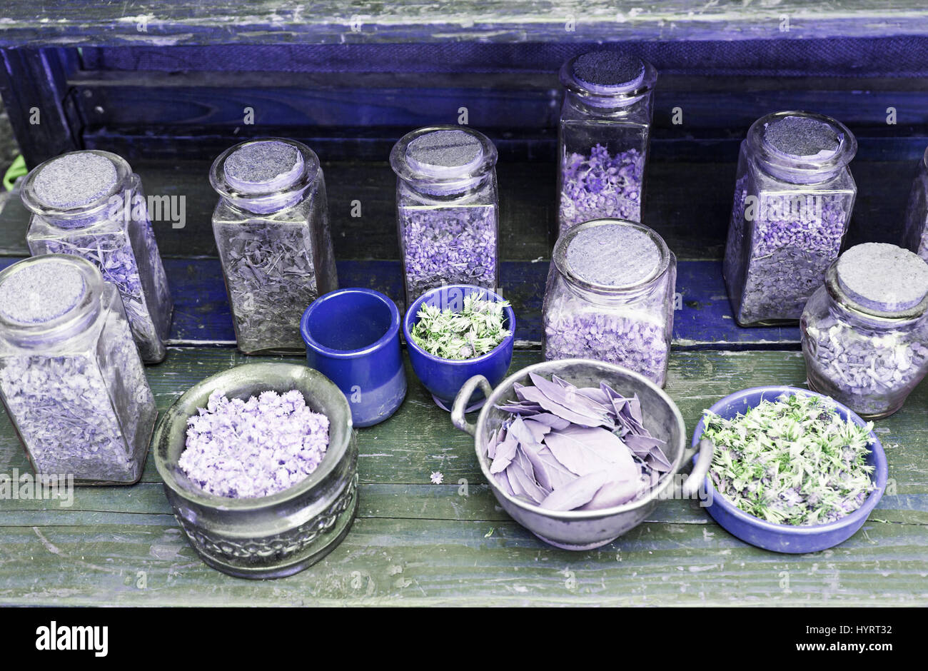 Ancient medicinal herbs, traditional medicine detail of ancient health ...