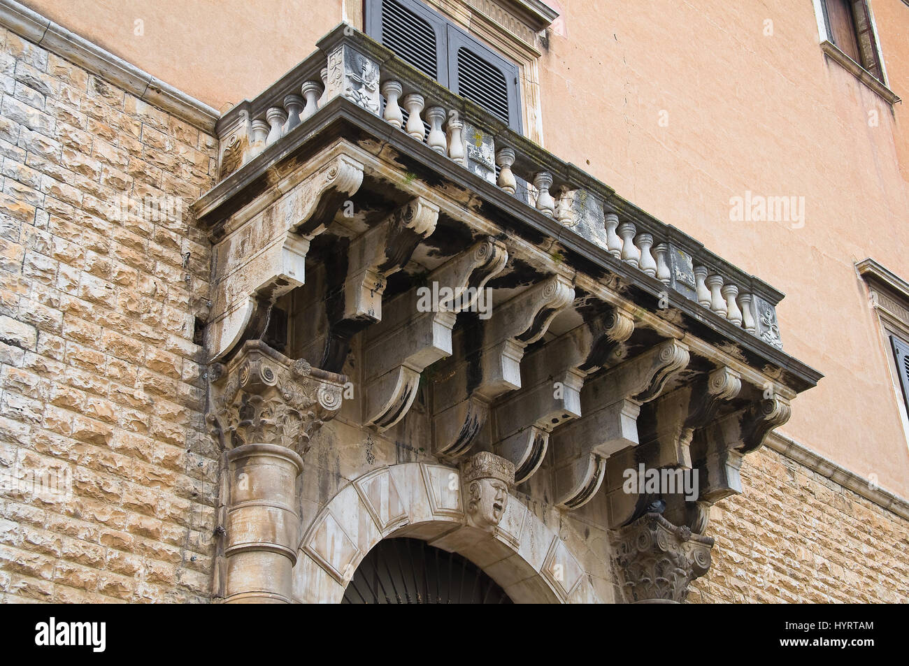 Historical palace. Andria. Puglia. Italy Stock Photo - Alamy