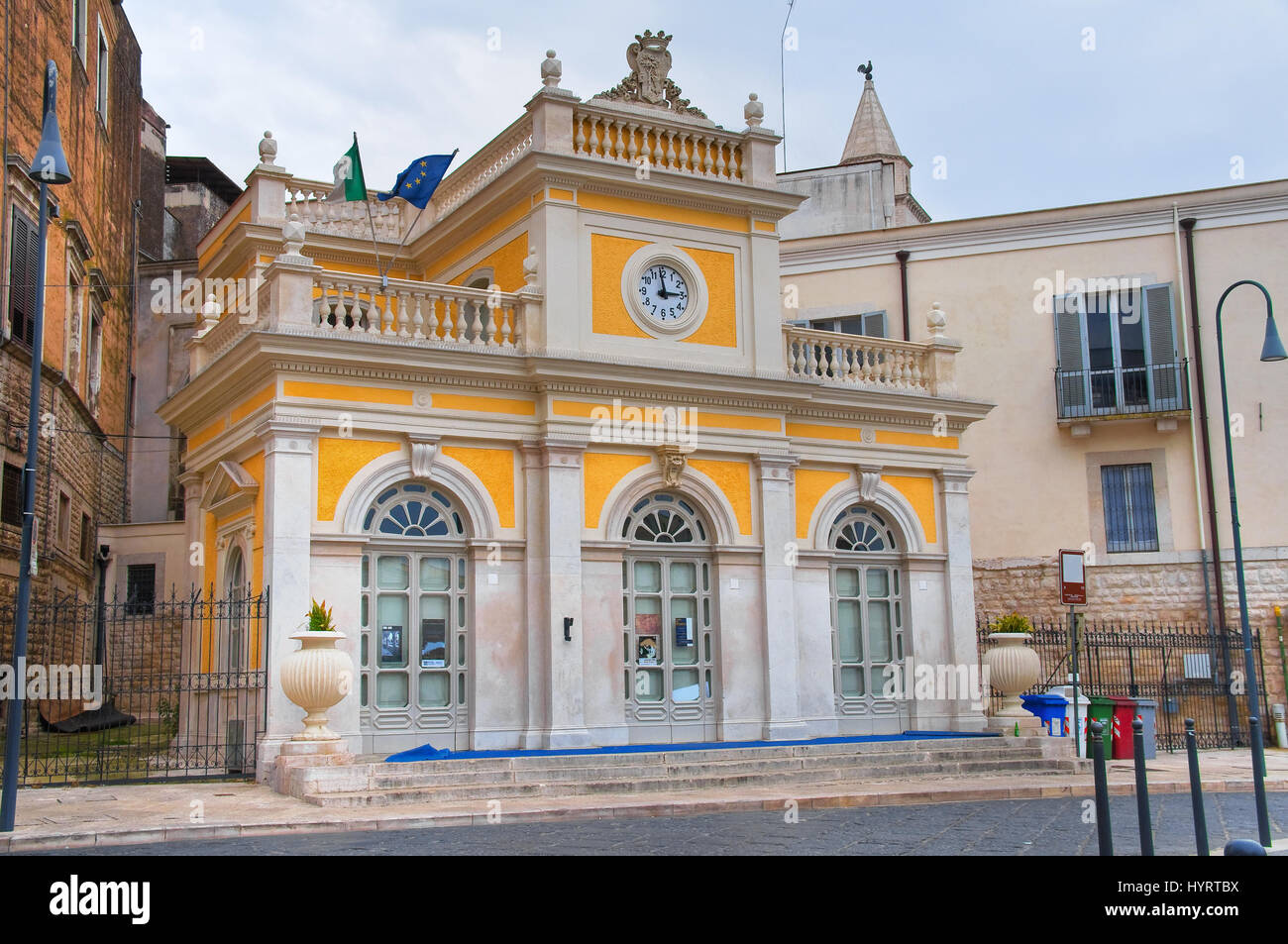 Historical palace. Andria. Puglia. Italy Stock Photo - Alamy