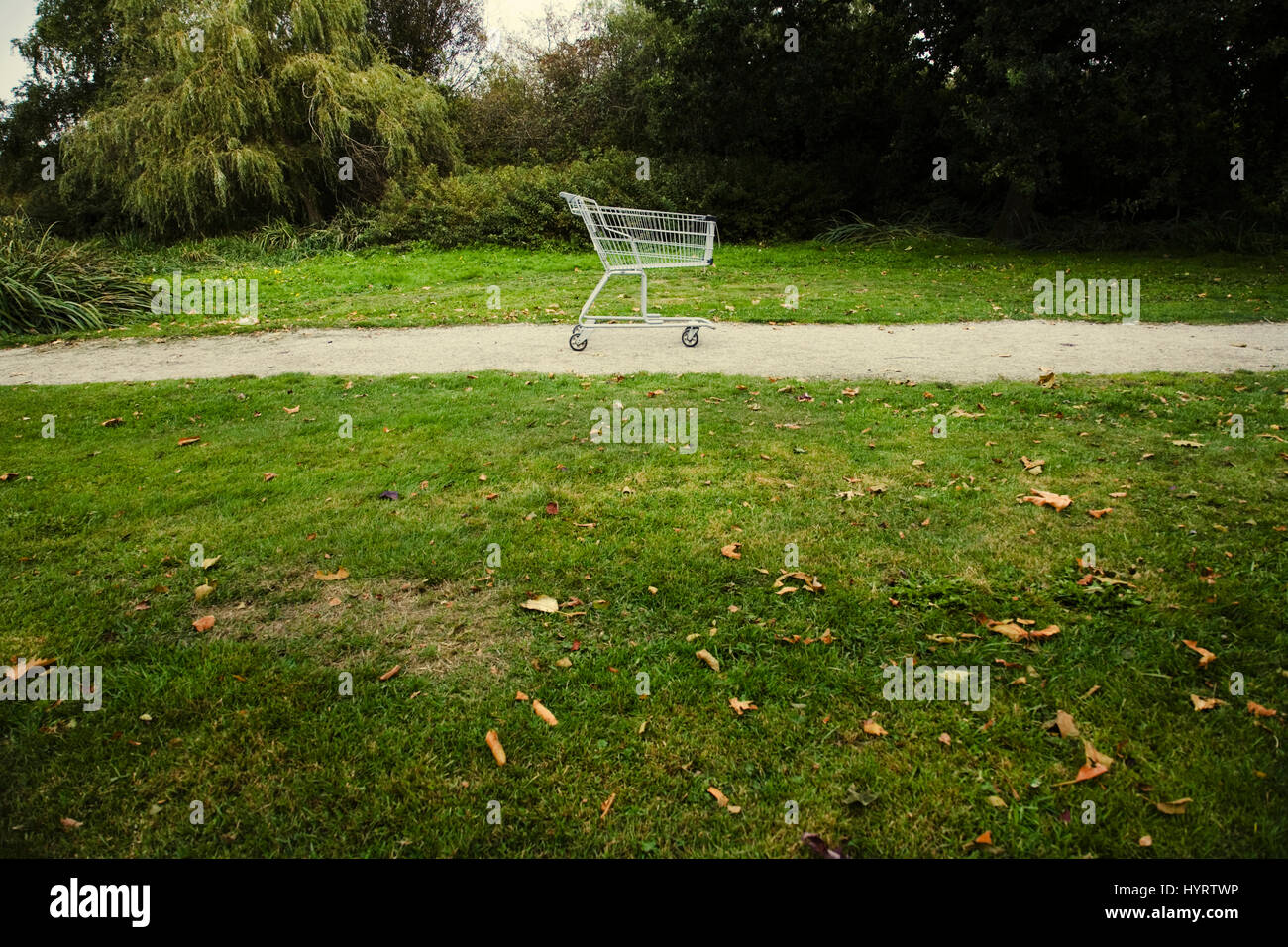 Empty Push Cart High Resolution Stock Photography and Images - Alamy