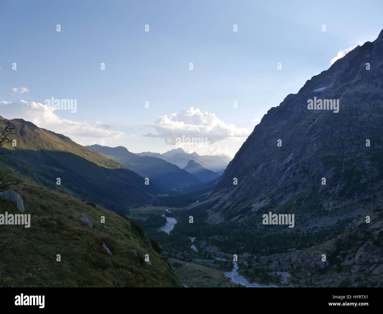 Magical view small forest river hi-res stock photography and images - Alamy