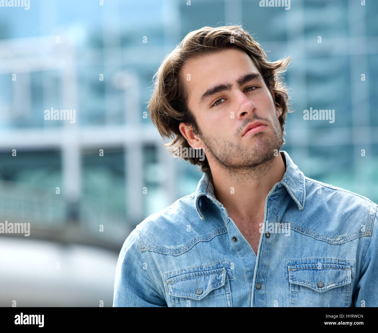 Attractive young man white outside hi-res stock photography and images ...