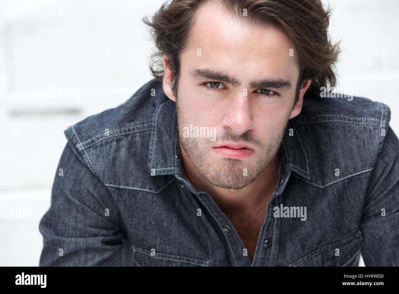 Man with stubble hi-res stock photography and images - Alamy