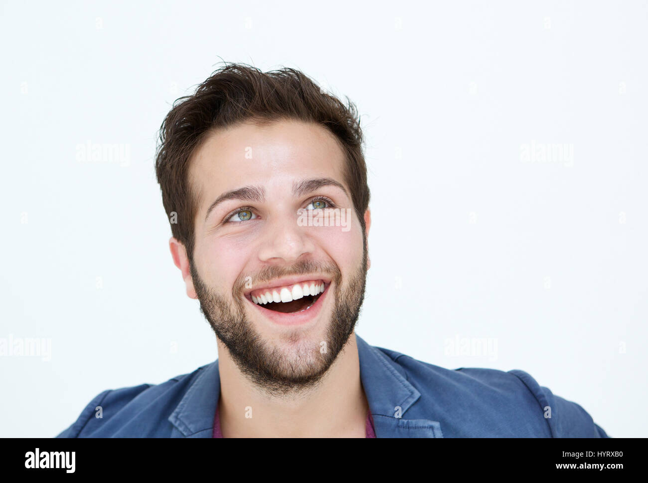 Man profile face closeup hi-res stock photography and images - Alamy