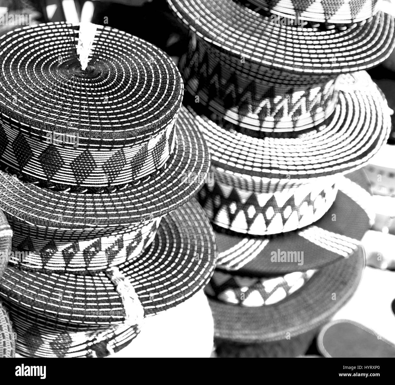 blur in south africa close up of the colored hat like texture ...