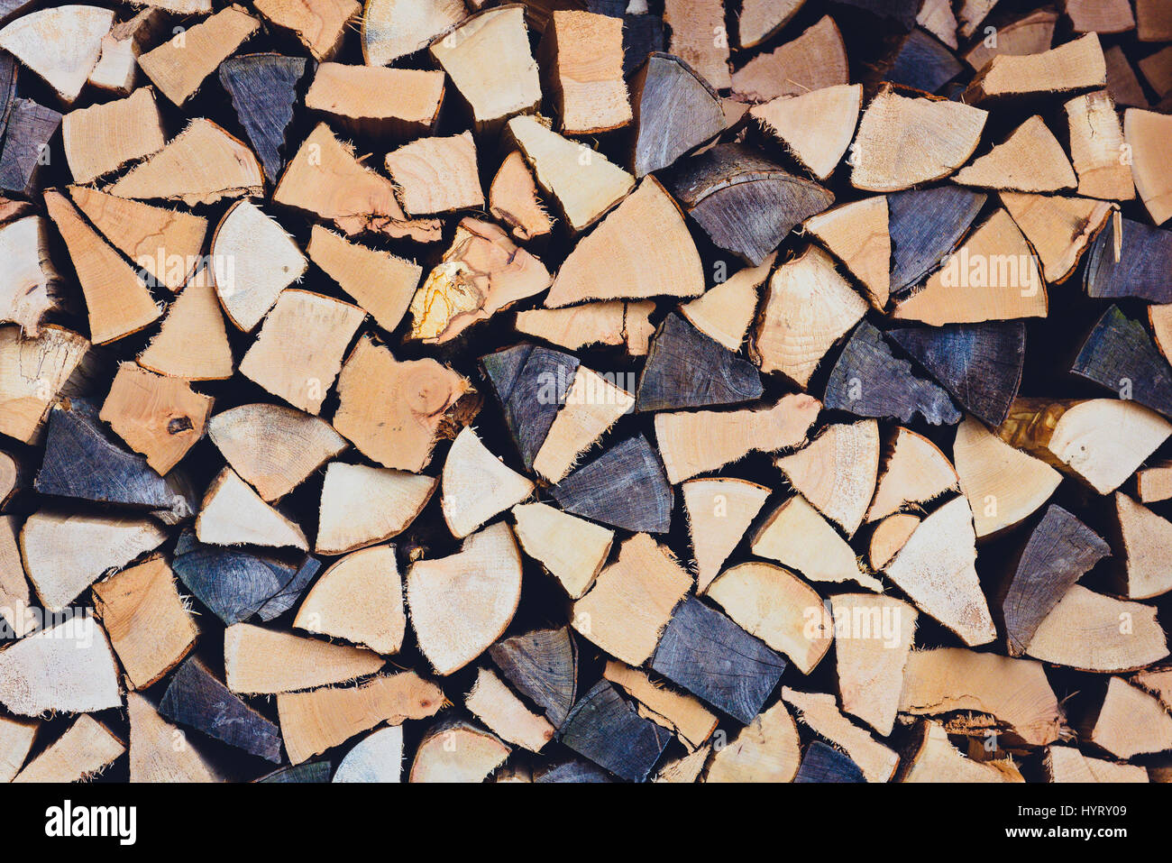 Pile or stack of natural fire wood logs texture background. Abstract ...