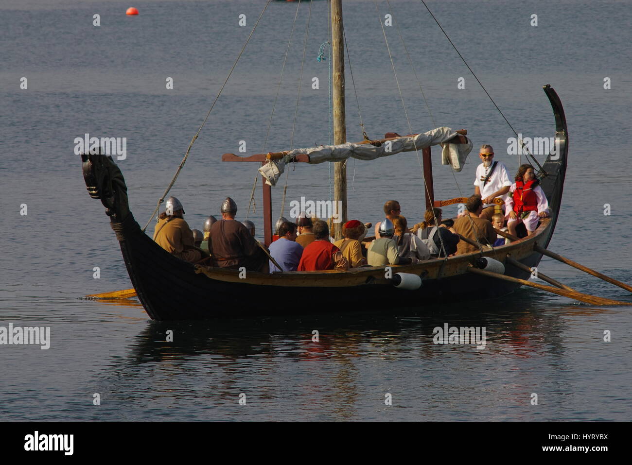 Viking longship sailing hi-res stock photography and images - Alamy