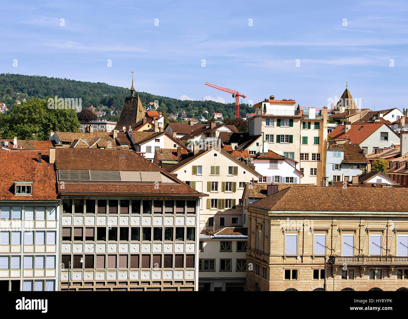 Seen top swiss re building hi-res stock photography and images - Alamy
