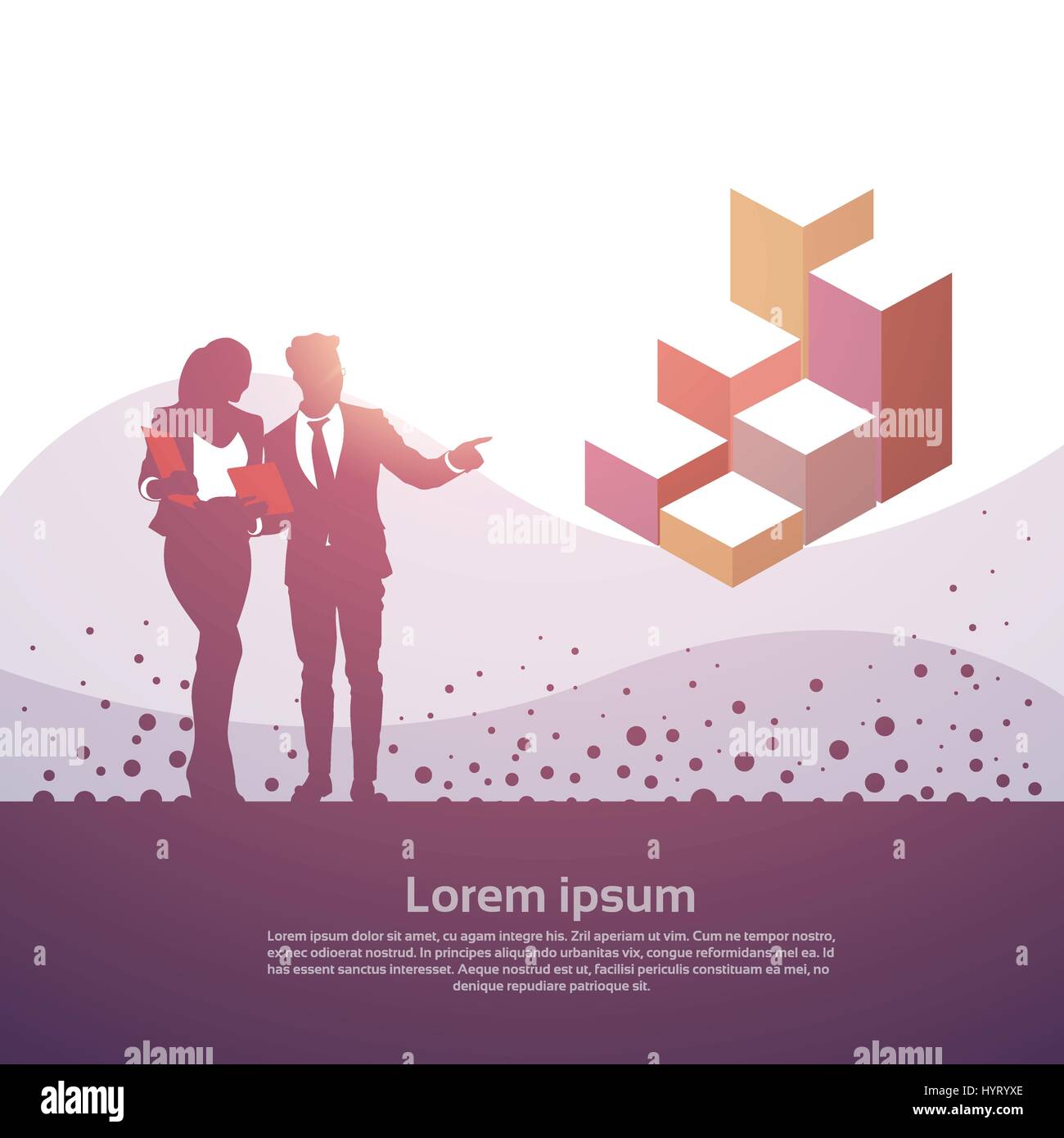 Businessman people graph Stock Vector Images - Alamy