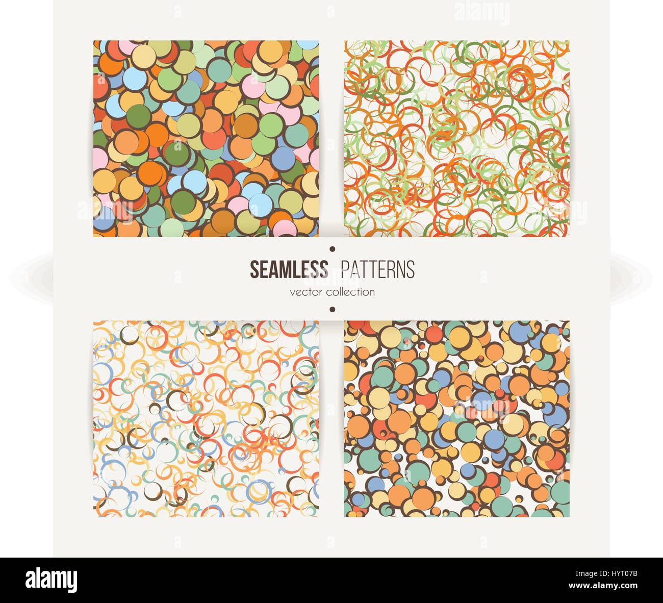 Confetti seamless patterns set Stock Vector Image & Art - Alamy