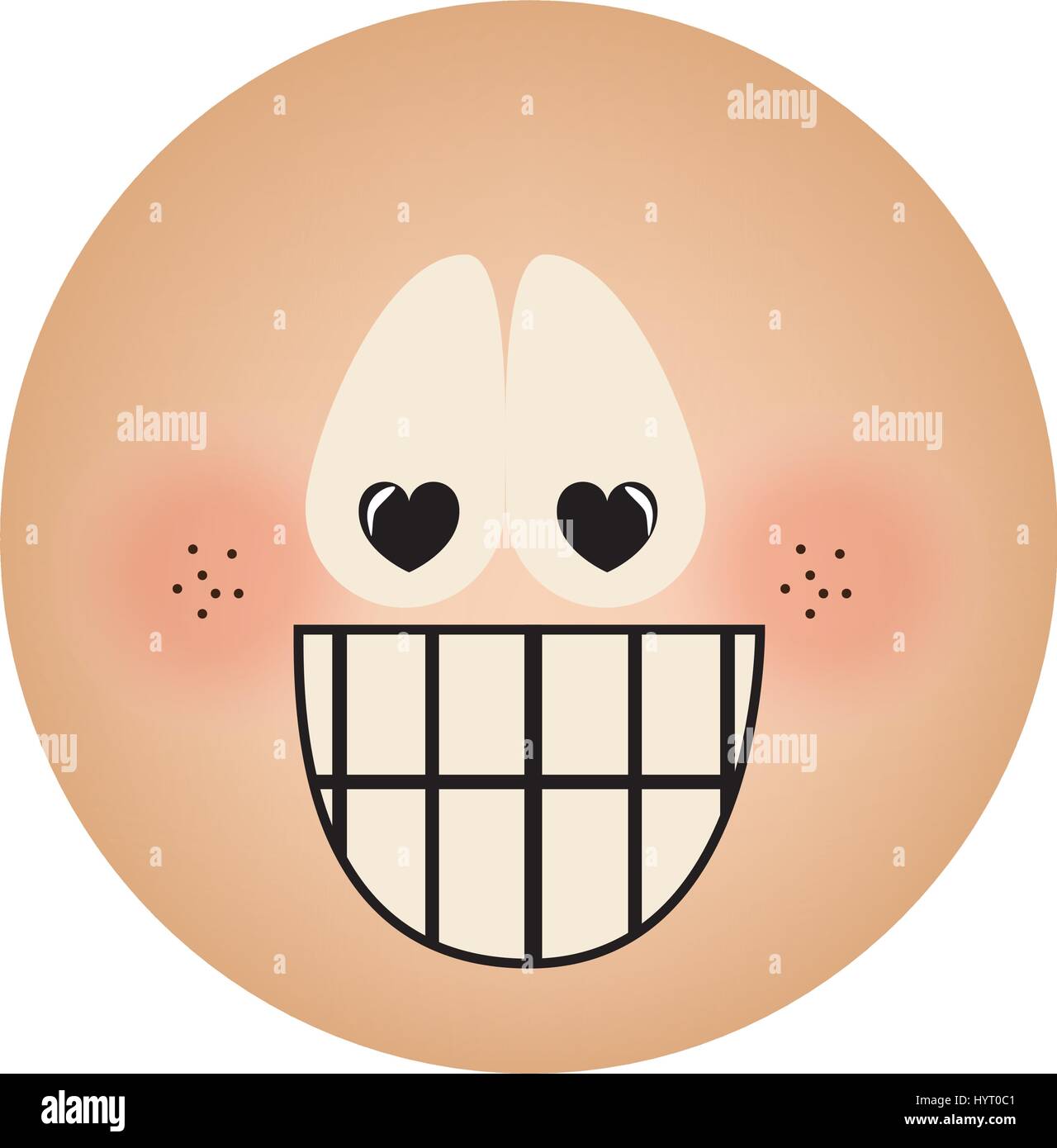 Human cheeks Stock Vector Images - Alamy