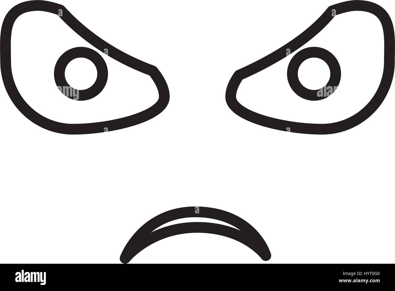 Hate emoticon hi-res stock photography and images - Alamy