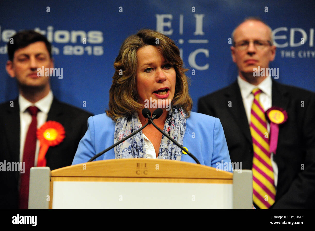 Michelle Thomson, newly-elected SNP MP for Edinburgh West Stock Photo ...