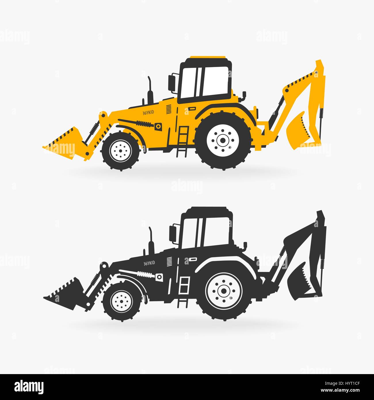 Excavation illustration Stock Vector Images - Alamy