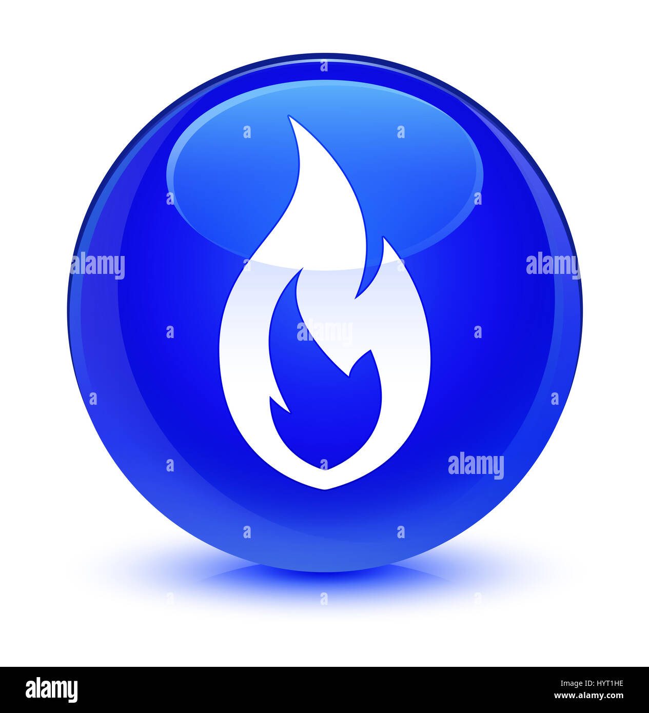 Blue Flame Icon