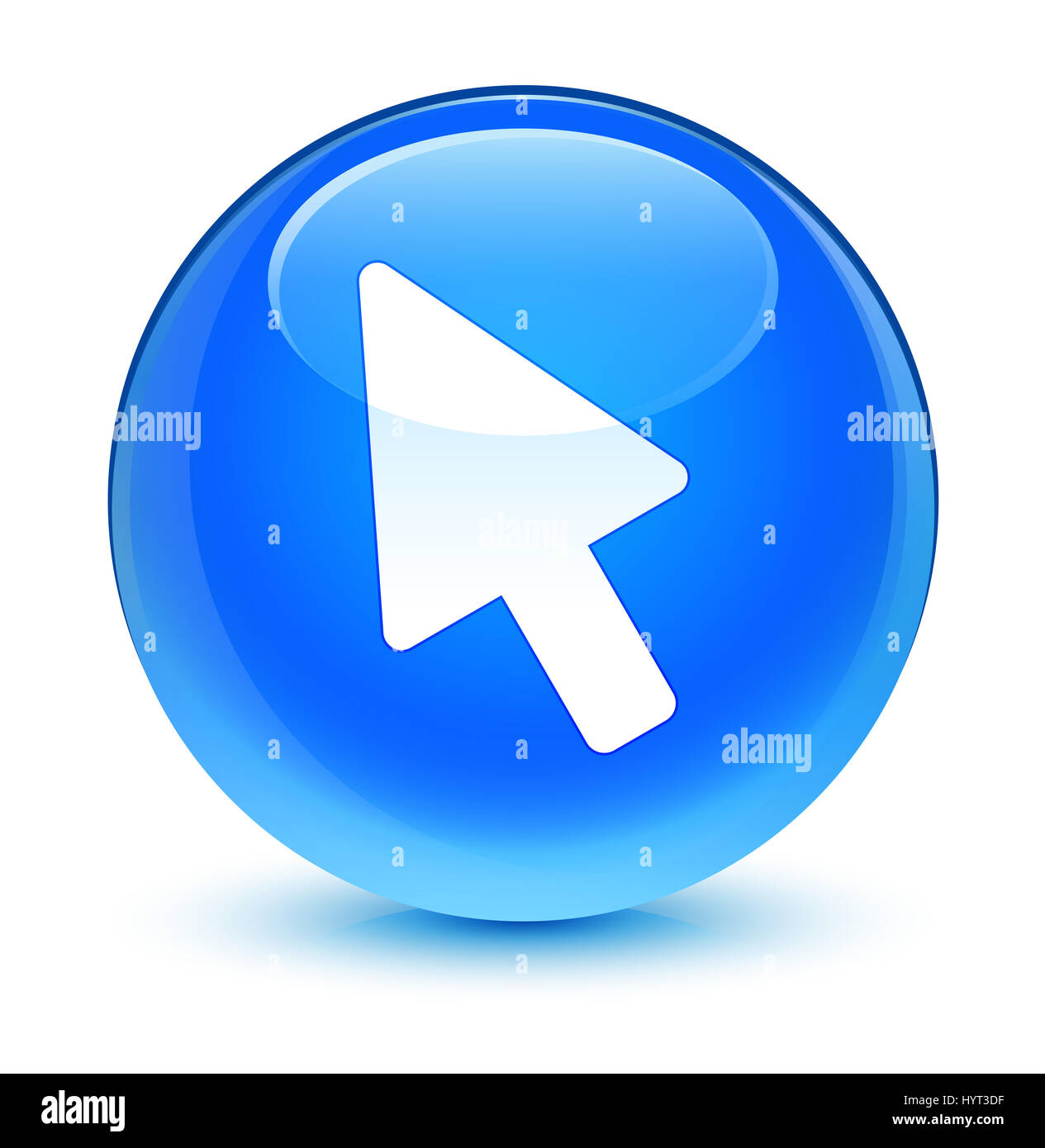Cyan cursor Cut Out Stock Images & Pictures - Alamy