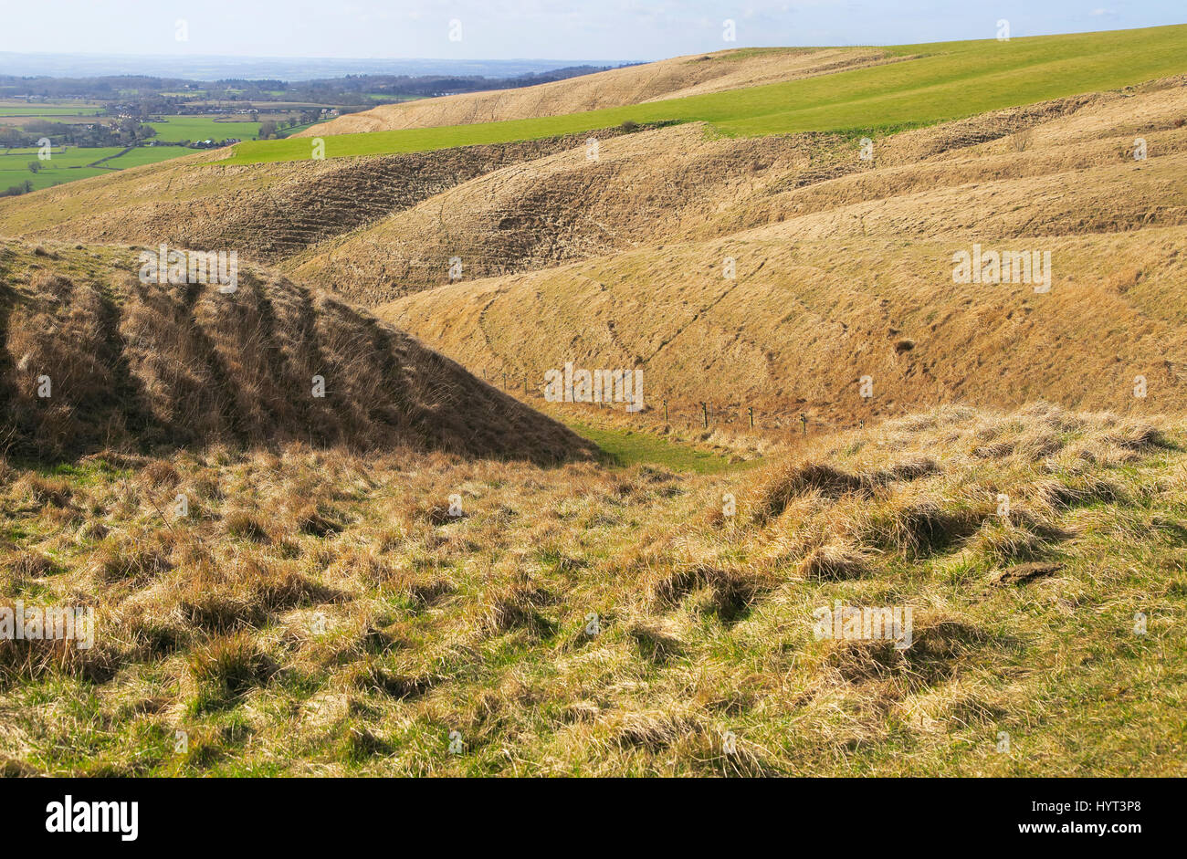 Hillside terracettes hi-res stock photography and images - Alamy