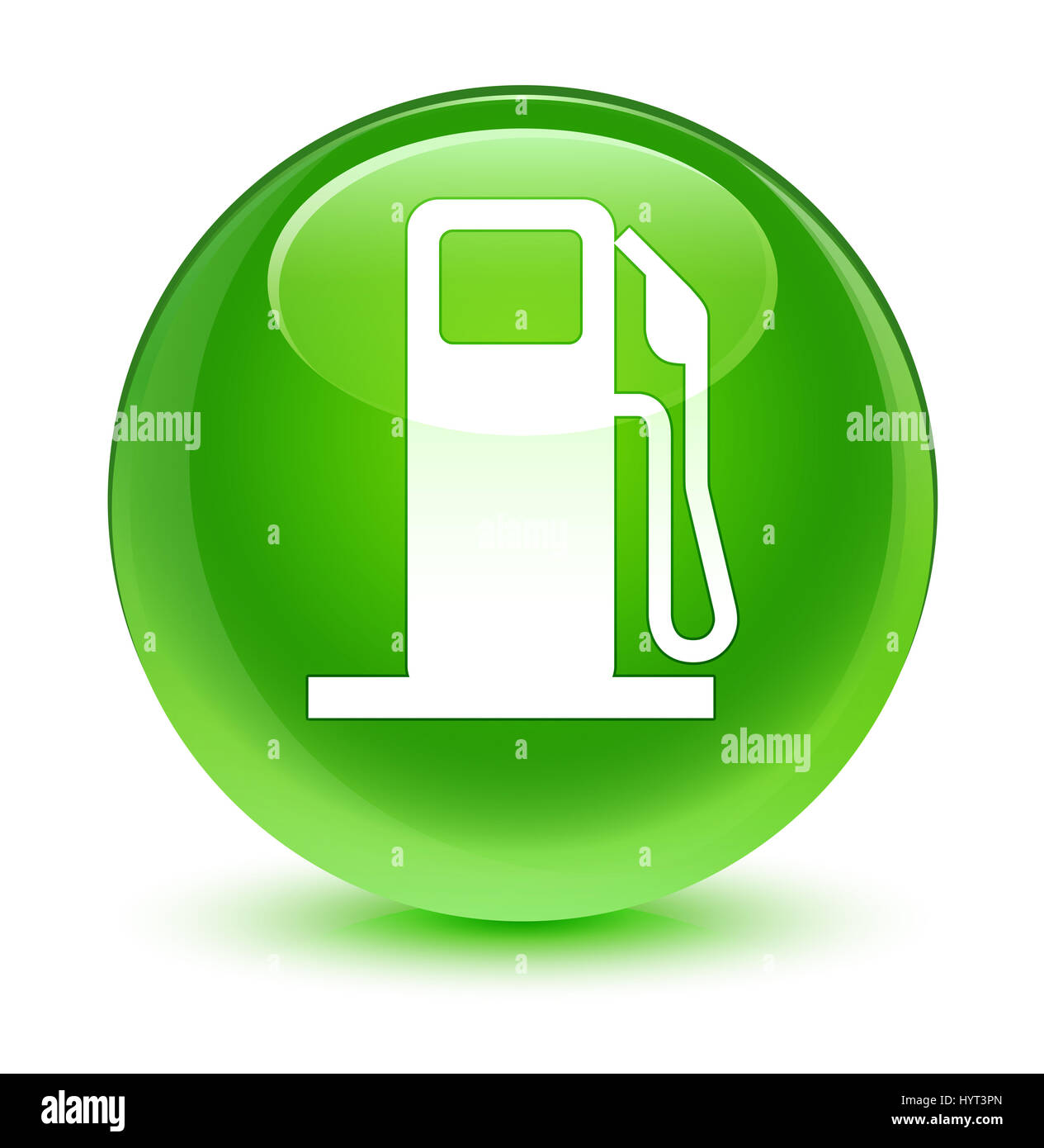 Illustration green fuel pump icon hi-res stock photography and images ...