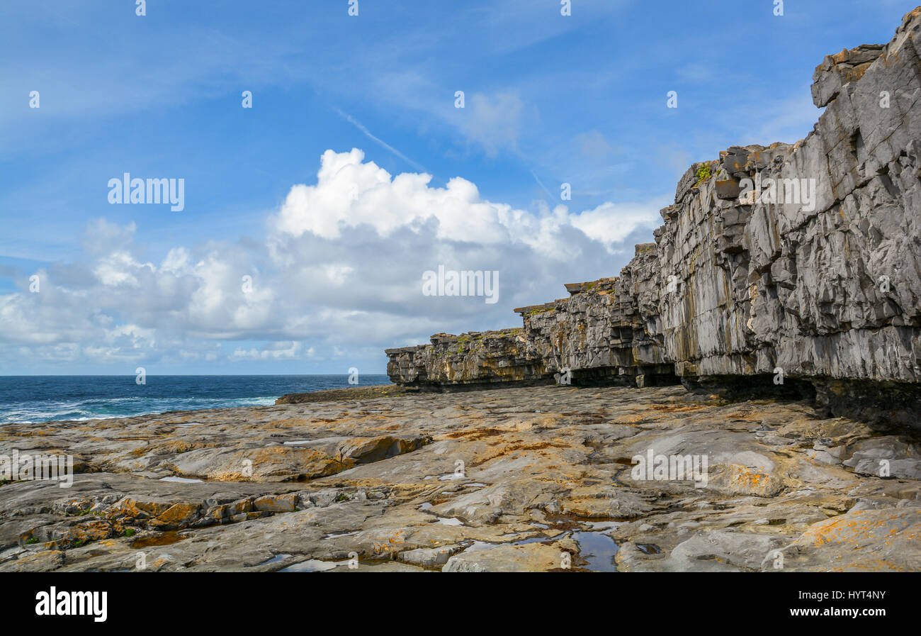 Scenic cliffs of Inishmore, Aran Islands, Ireland Stock Photo - Alamy