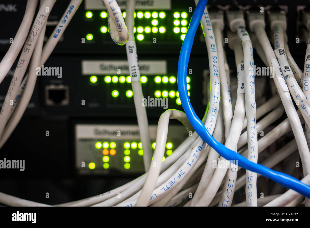 Network cabling hi-res stock photography and images - Alamy