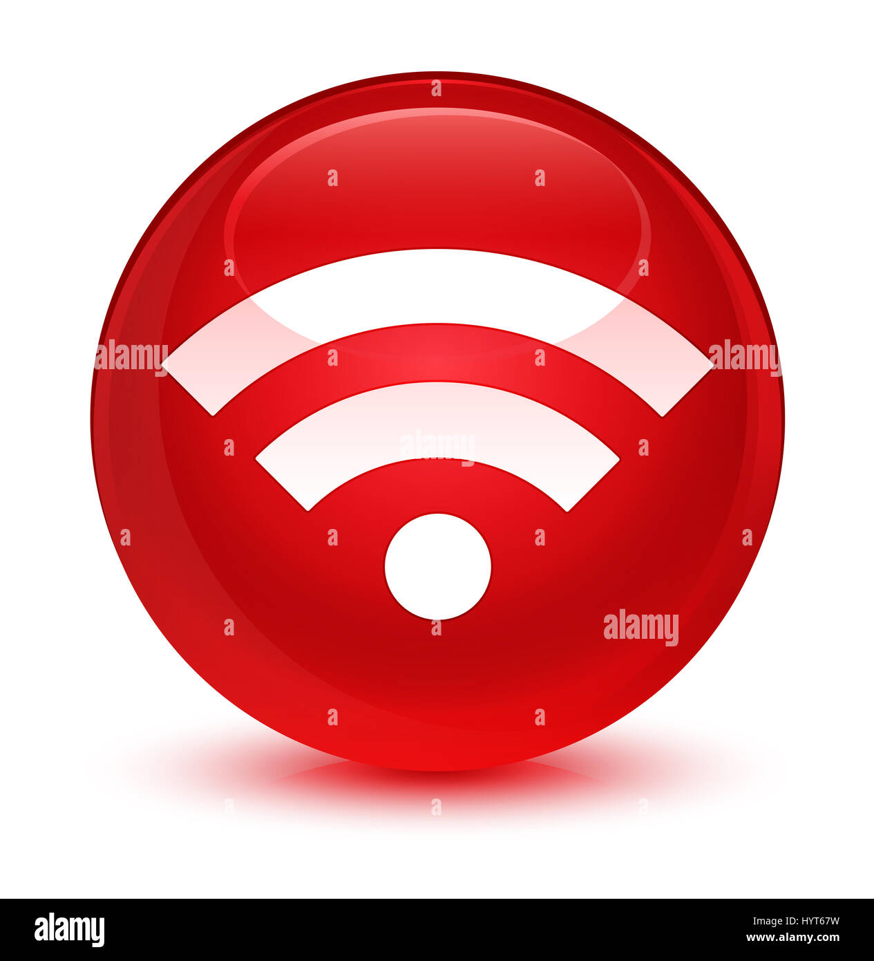 Red Wireless Symbol