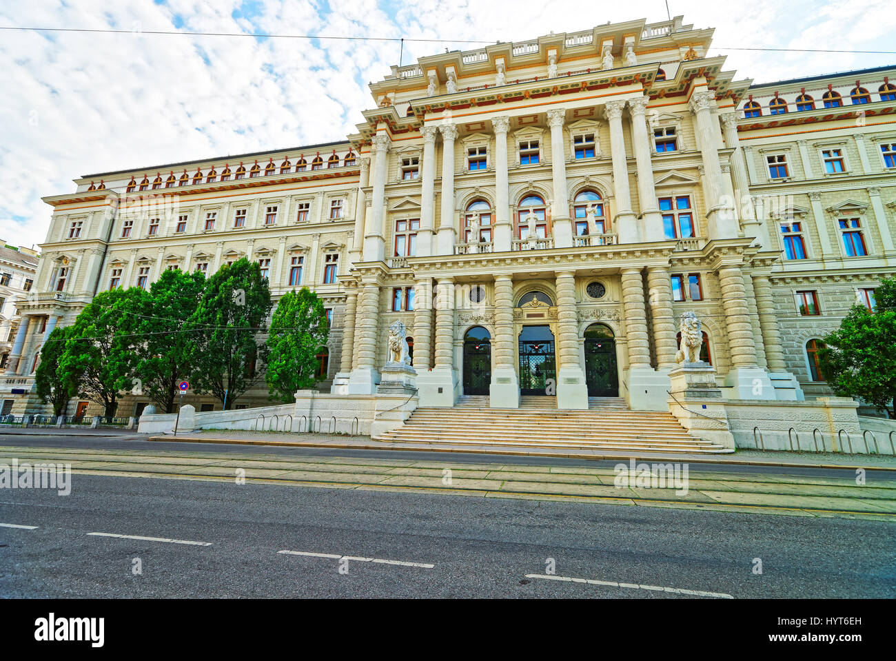The justice palace in vienna hi-res stock photography and images - Alamy
