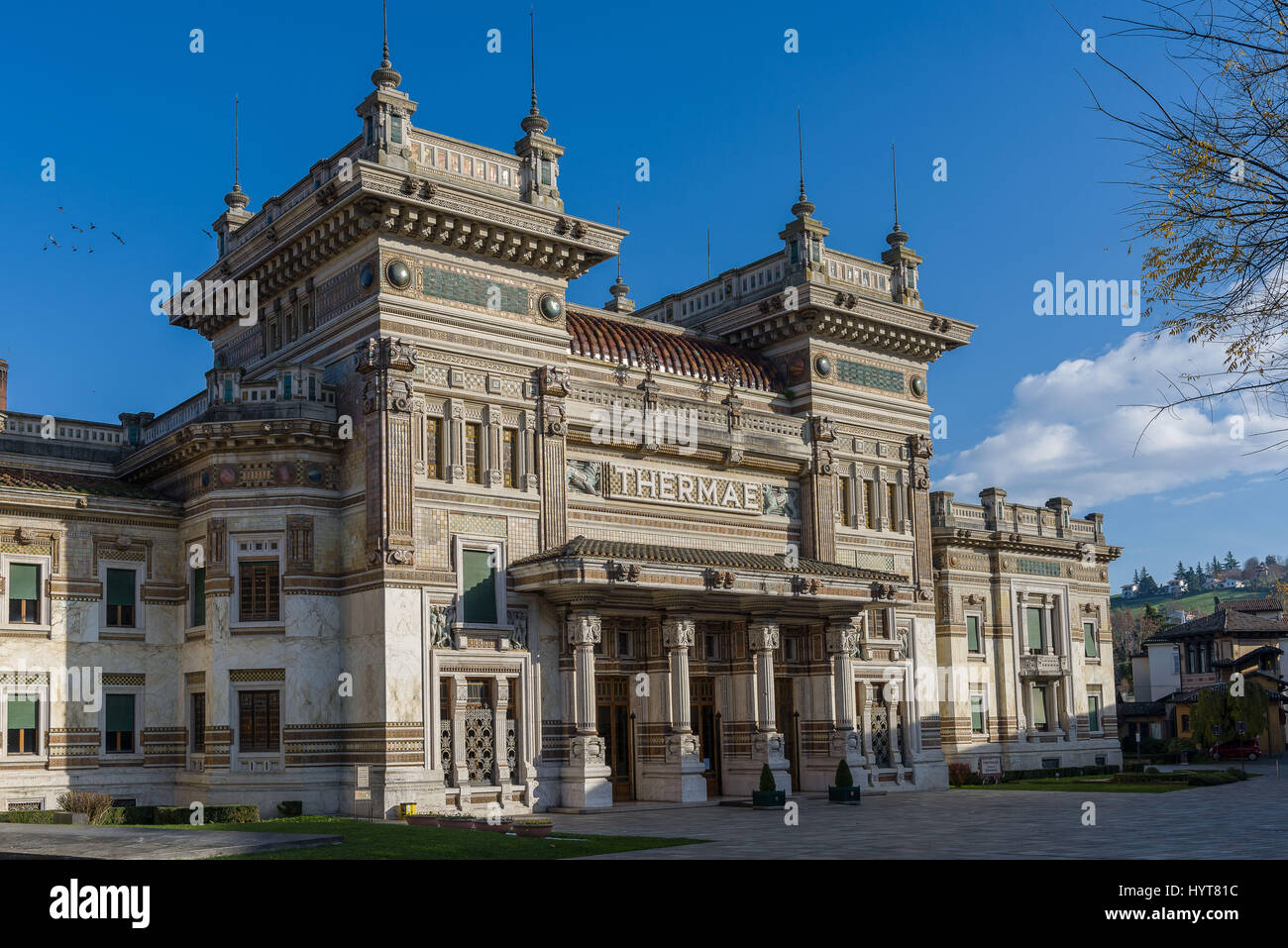 The building of the baths in Salsomaggiore Terme, Italy Stock Photo - Alamy