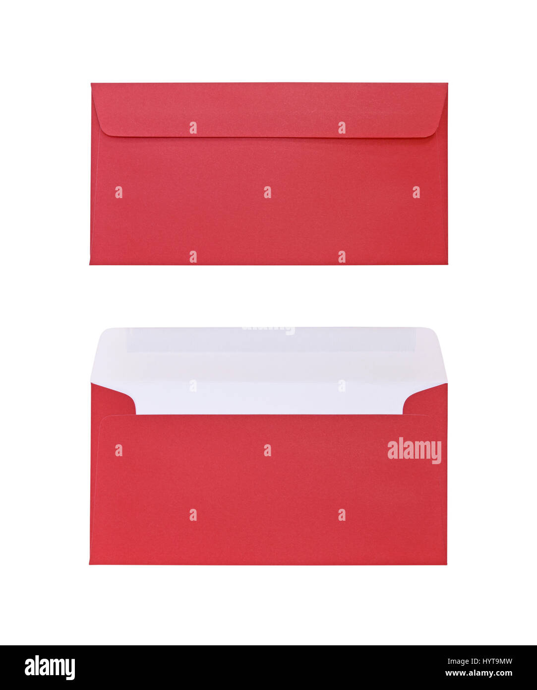 Red envelopes on isolated background Stock Photo - Alamy