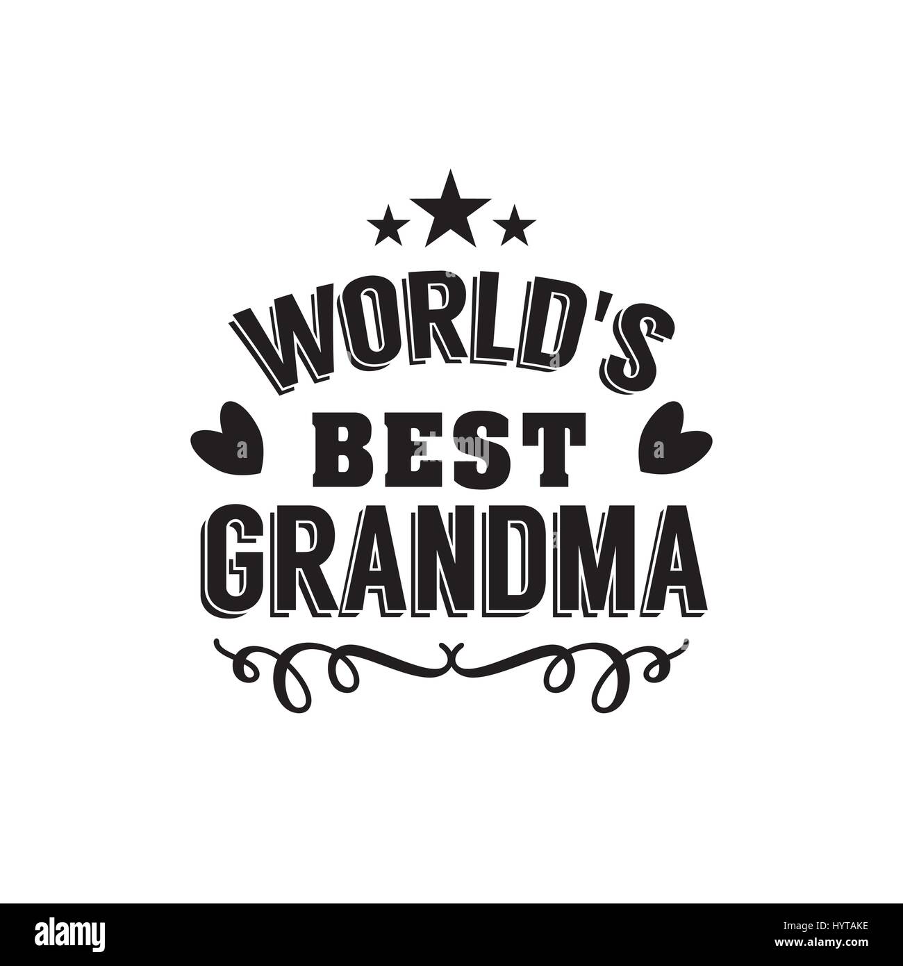 Best grandma handwritten in black Stock Vector Image & Art - Alamy