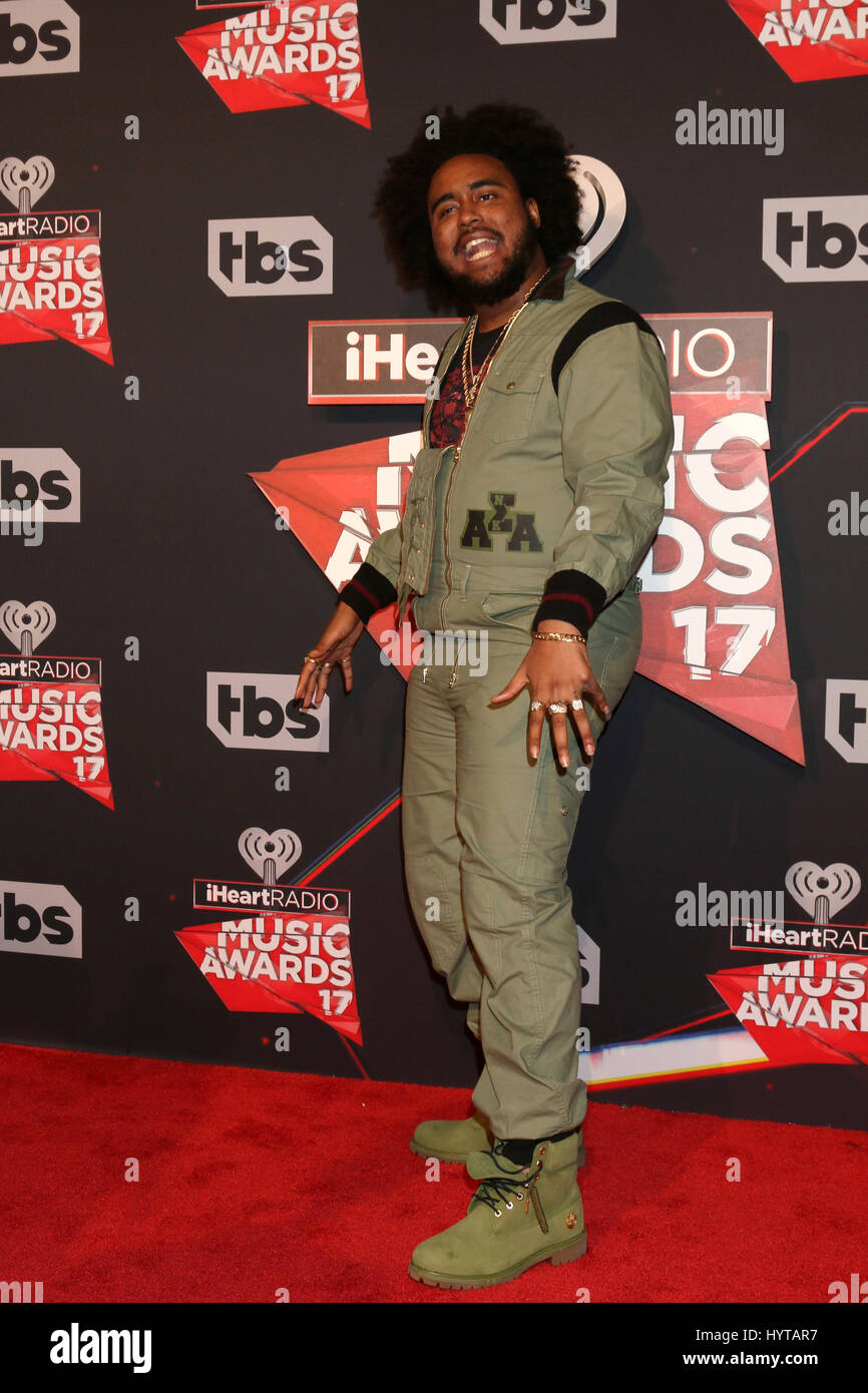 Kent Jones attending the 2017 iHeartRadio Music Awards at The Forum in ...