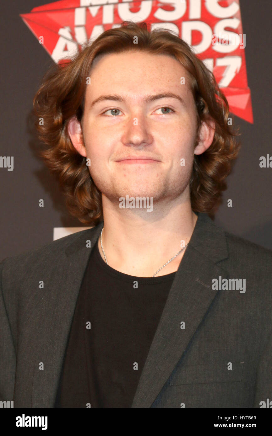 Weston Wilson attending the 2017 iHeartRadio Music Awards at The Forum ...