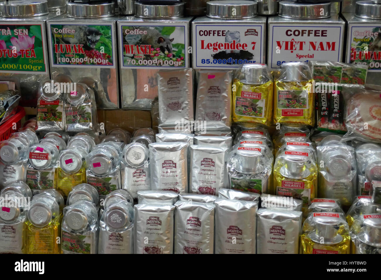 Sweet shop in the market, Ho Chi Minh City, Vietnam Stock Photo - Alamy