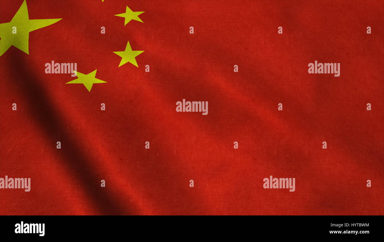 China 4k flag hi-res stock photography and images - Alamy