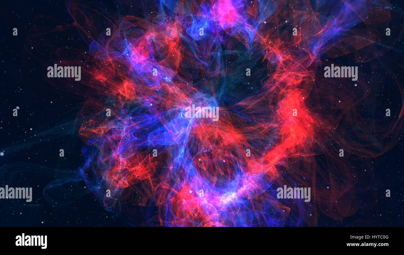 Realistic Galaxy Milky Way Animation Stock Photo - Alamy