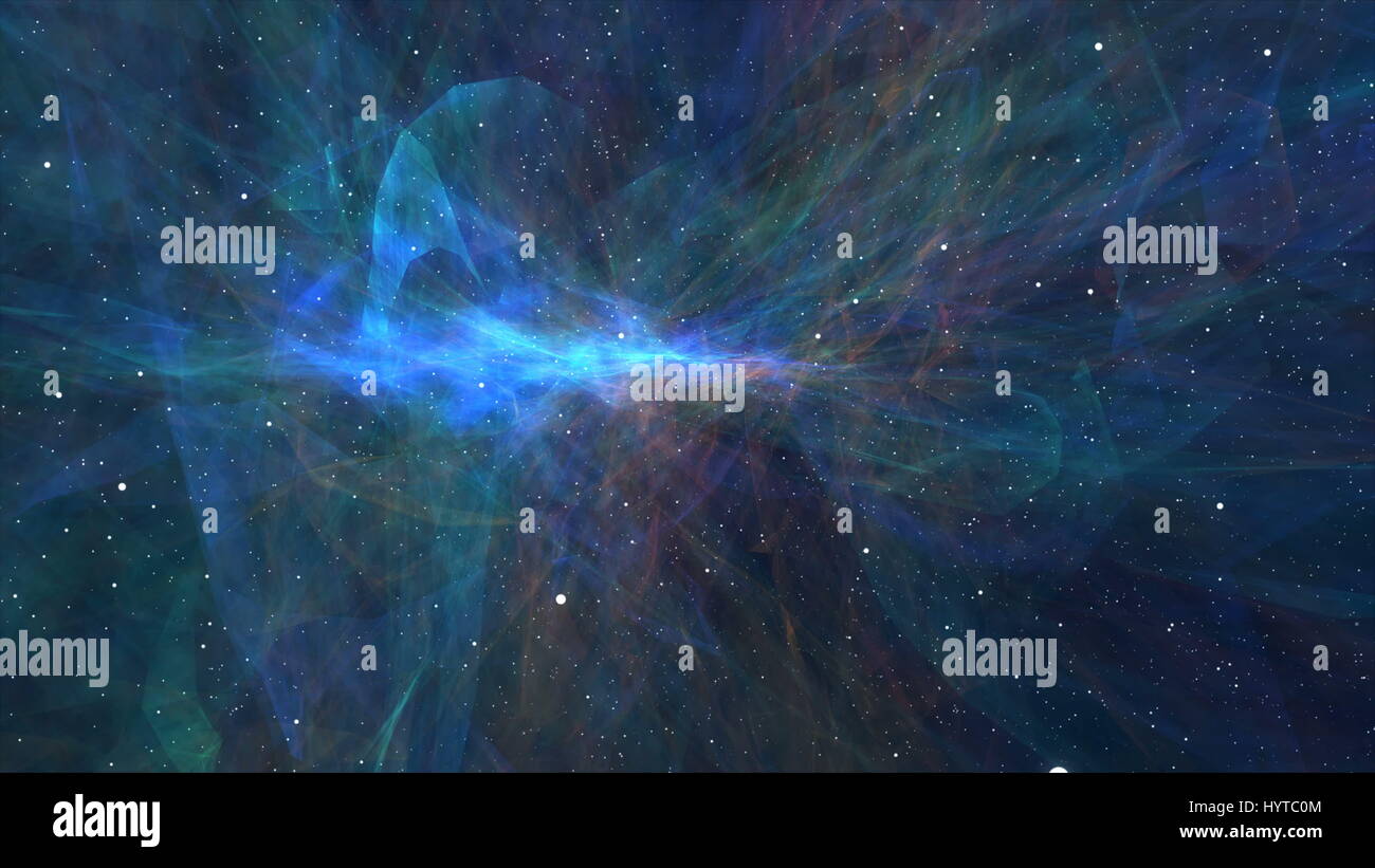 Realistic Galaxy Milky Way Animation Stock Photo - Alamy