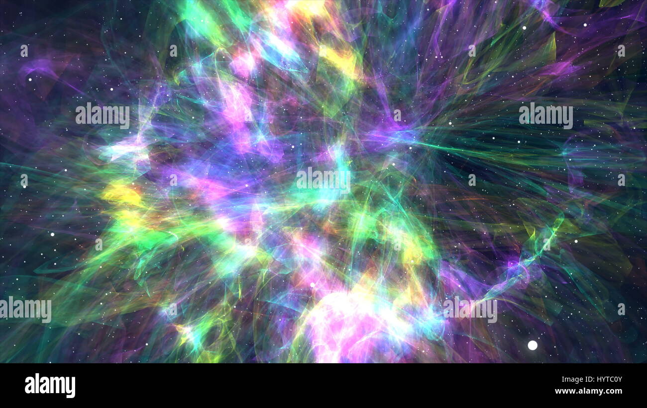 Realistic Galaxy Milky Way Animation Stock Photo - Alamy