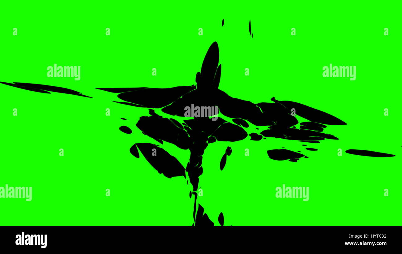 Tear transition. 4K Resolution Green screen Stock Photo - Alamy